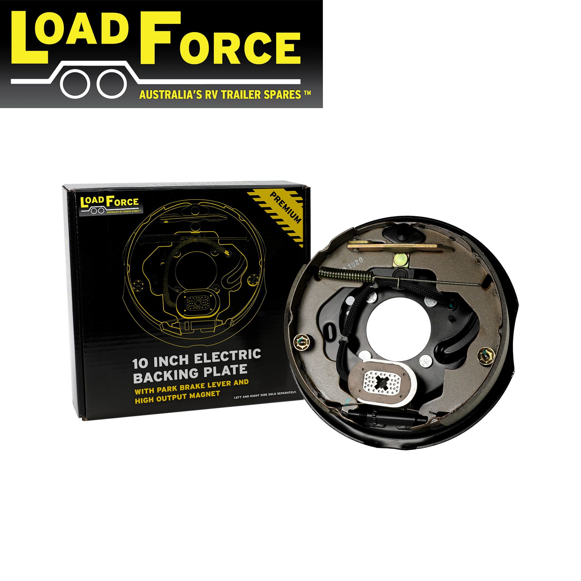 TP.TSEBP10L Electric Brake 10" Left Side Backing Plate - Load Force ...