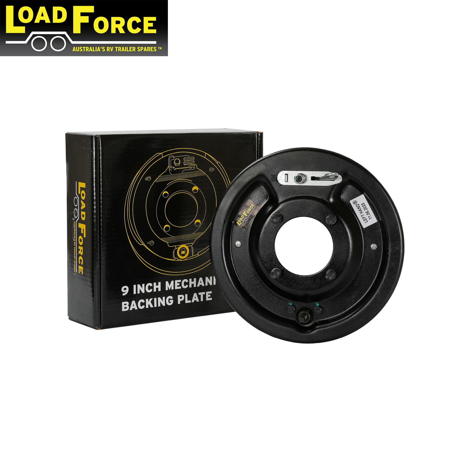TP.TSMBP9L Mechanical Brake 9" Left Side Backing Plate - Load Force ...